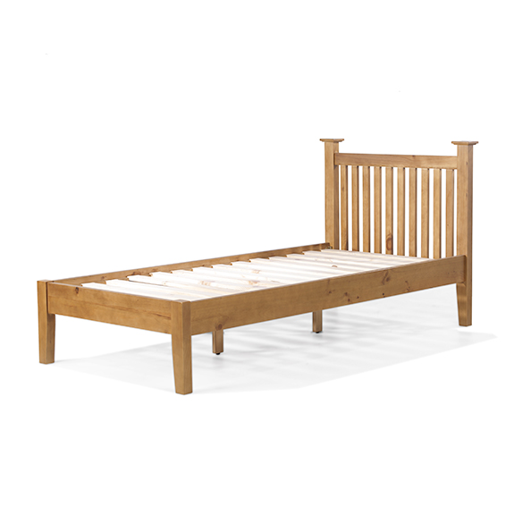 Country Pine Single Bed (3') - Lifestyle Furniture UK