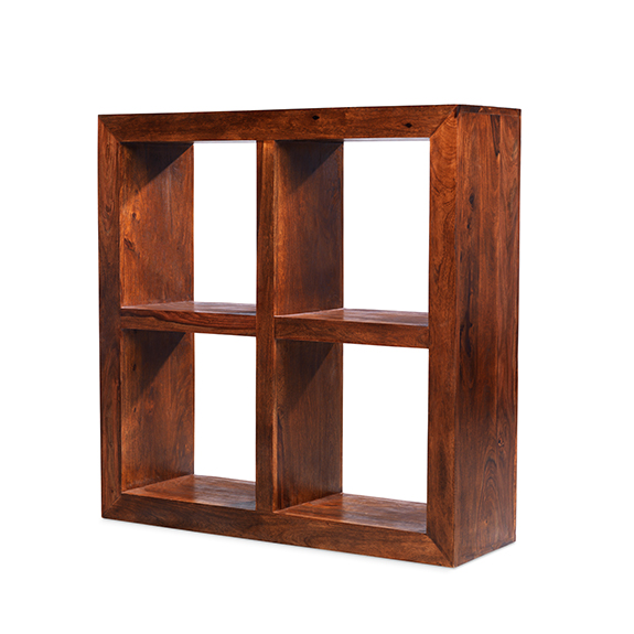 Cuba Sheesham 4 Hole Cube - Lifestyle Furniture UK