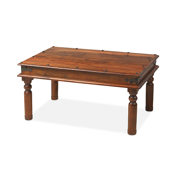 Jali Sheesham 90 cm Thakat Coffee Table - Lifestyle Furniture UK