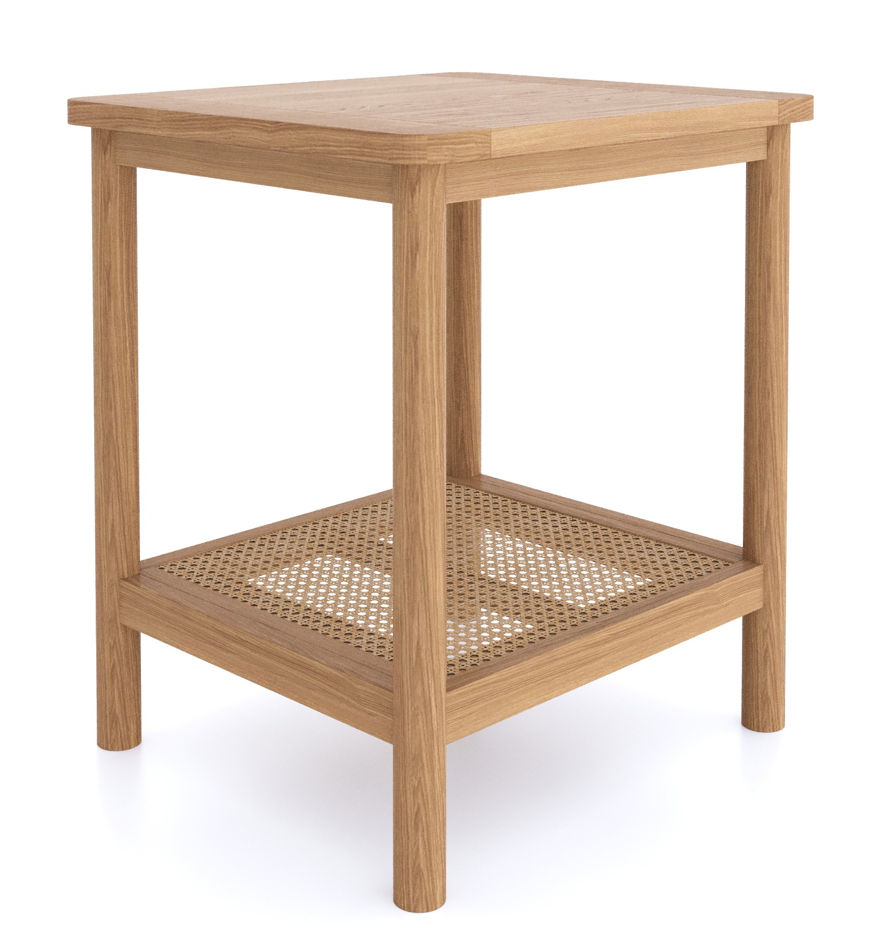 Elegans Natural Oak Side Table - Lifestyle Furniture UK